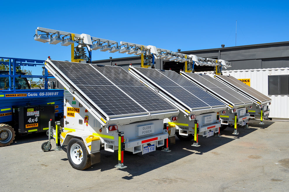 Solar Lighting Towers For Hire – Brooks OBR MAIA